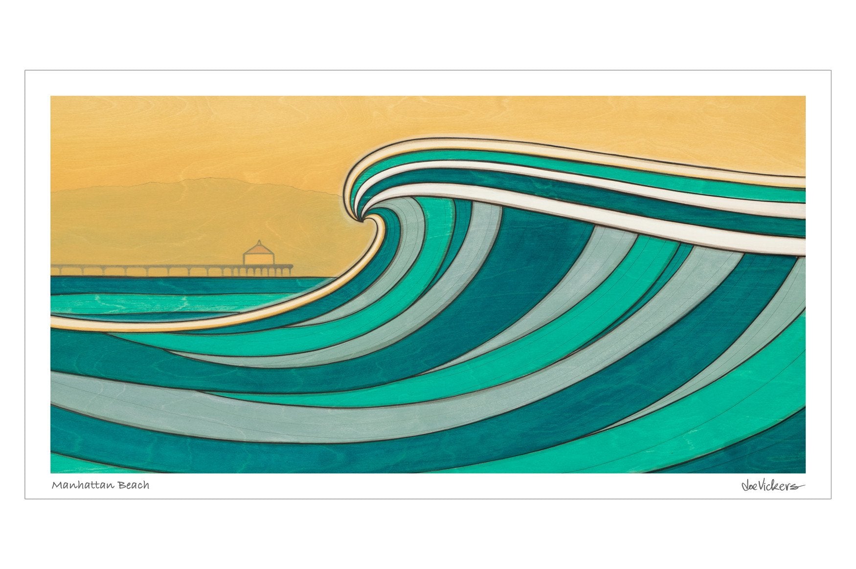 Manhattan Beach Print – The Aloha Bungalow